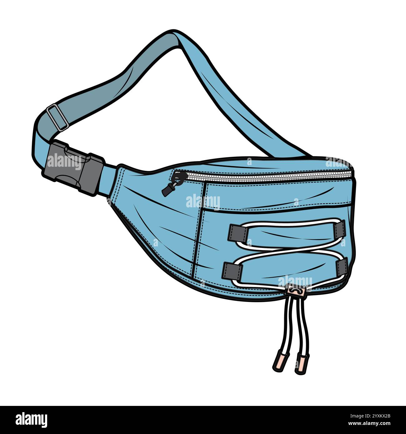 Fanny pack drawing hi-res stock photography and images - Alamy