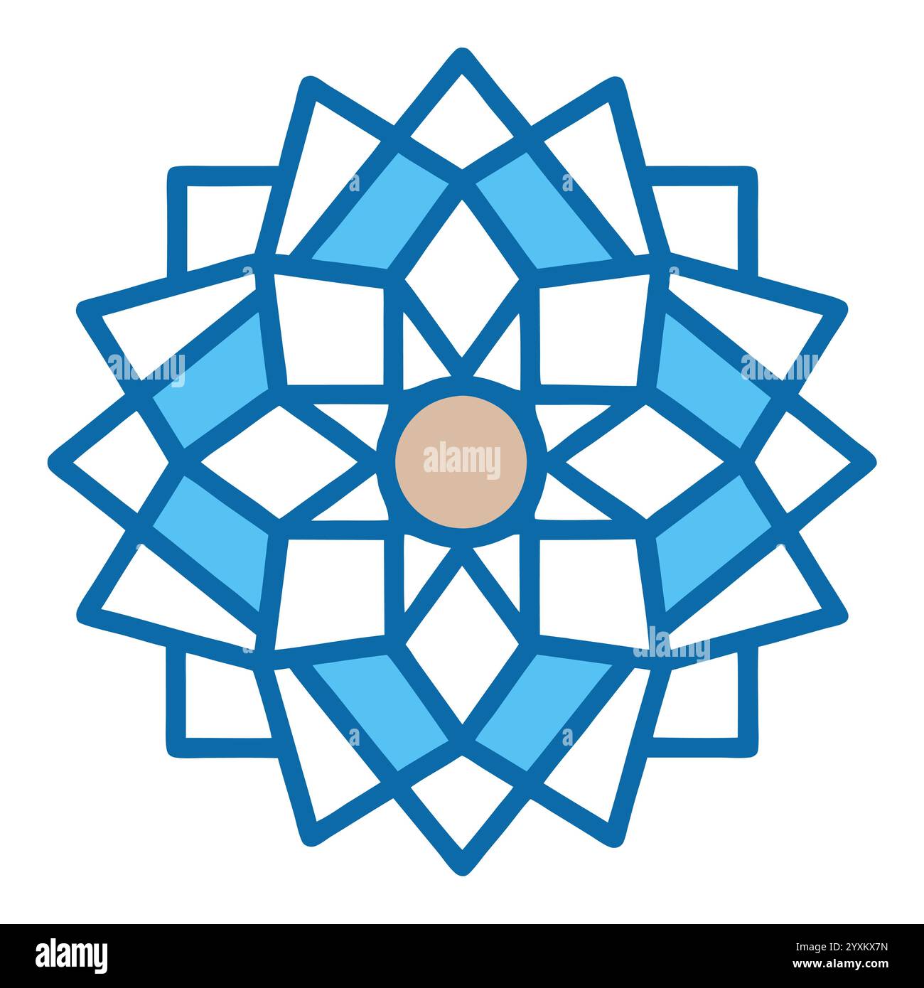 Beautiful Islamic Geometric Pattern - Elegant Arabic Star Design for ...