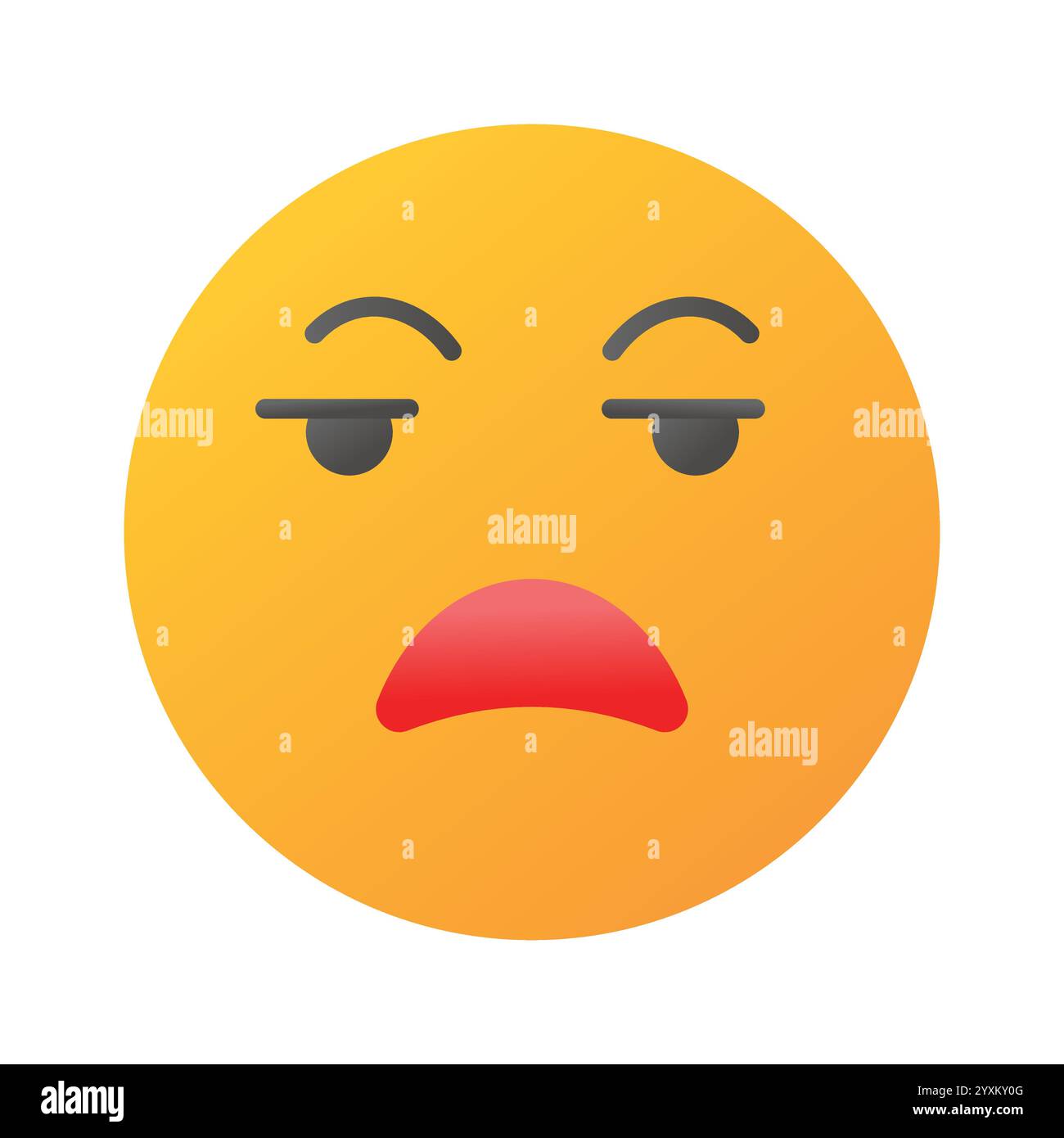 Irritated emoji vector design, ready to use and download premium vector ...