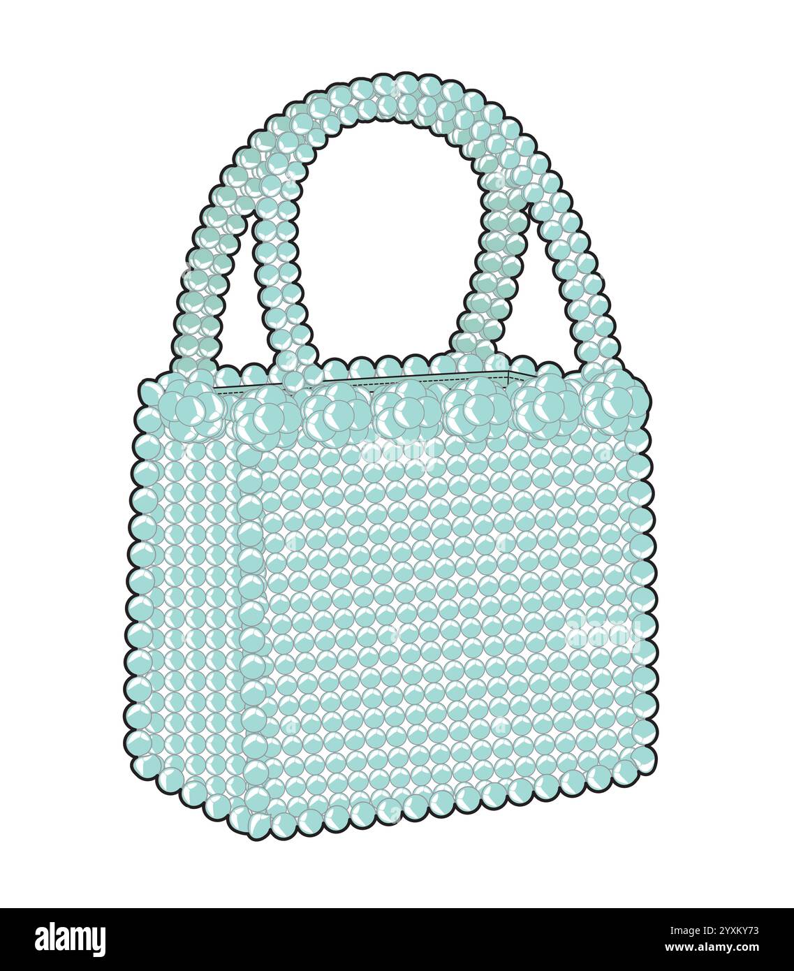 Women beaded bag drawing hi-res stock photography and images - Alamy