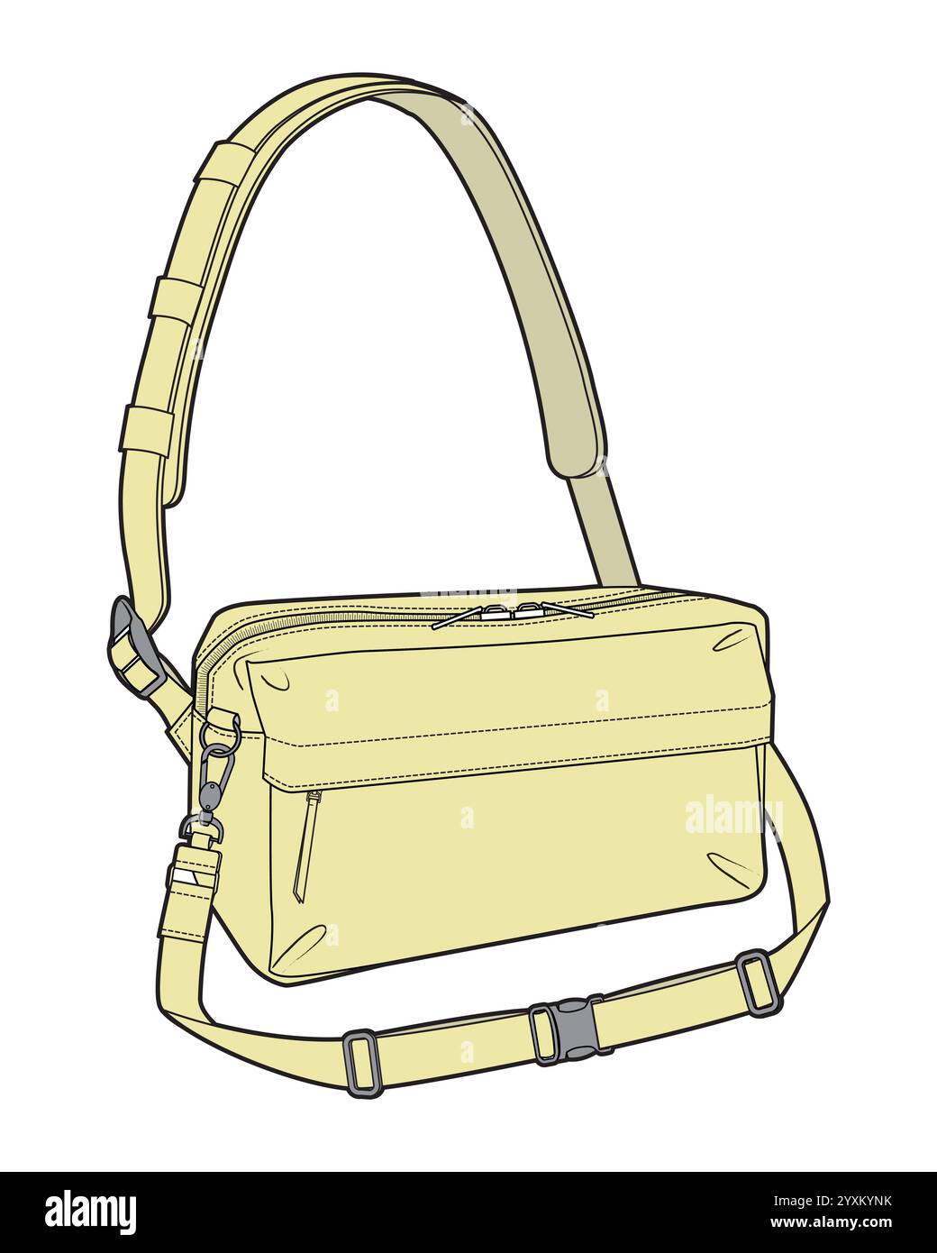 Men crossbody bag drawing hi-res stock photography and images - Alamy