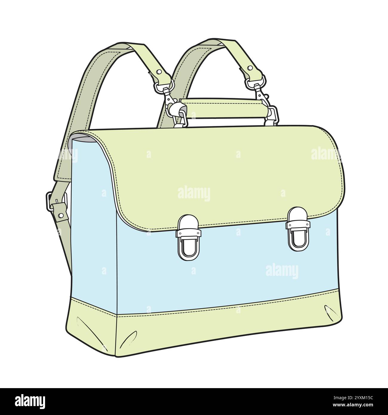 Leather satchel bag mockup hi-res stock photography and images - Alamy