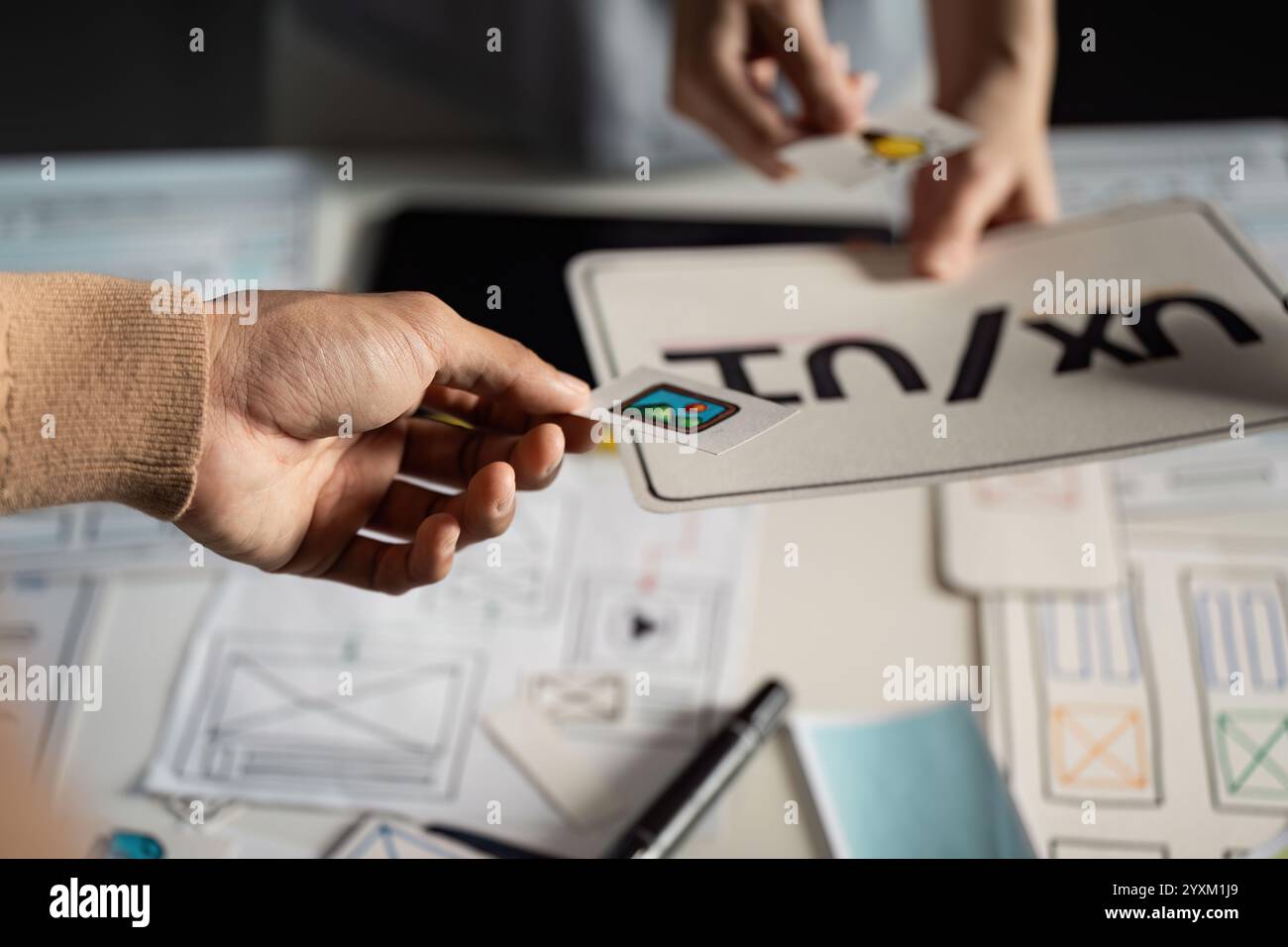 Creative UX UI Design Process with Wireframes and Prototypes for Modern ...