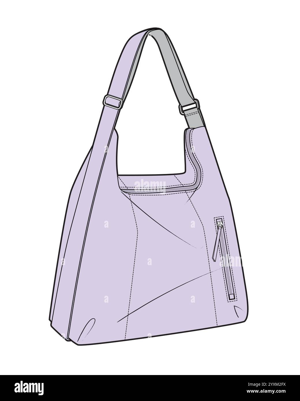 Women hobo bag drawing hi-res stock photography and images - Alamy
