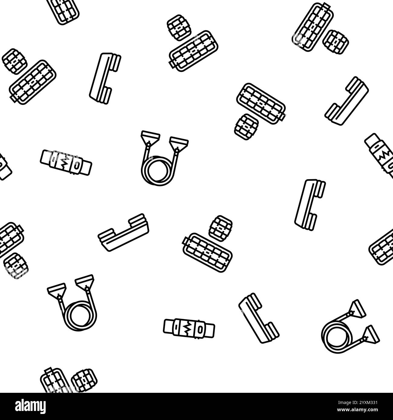 Fitness kettlebell battle rope Stock Vector Images - Alamy