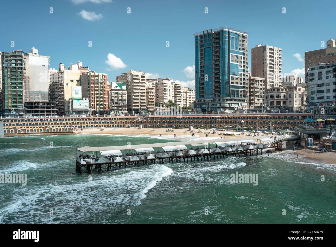 Alexandria egypt skyline cityscape hi-res stock photography and images ...