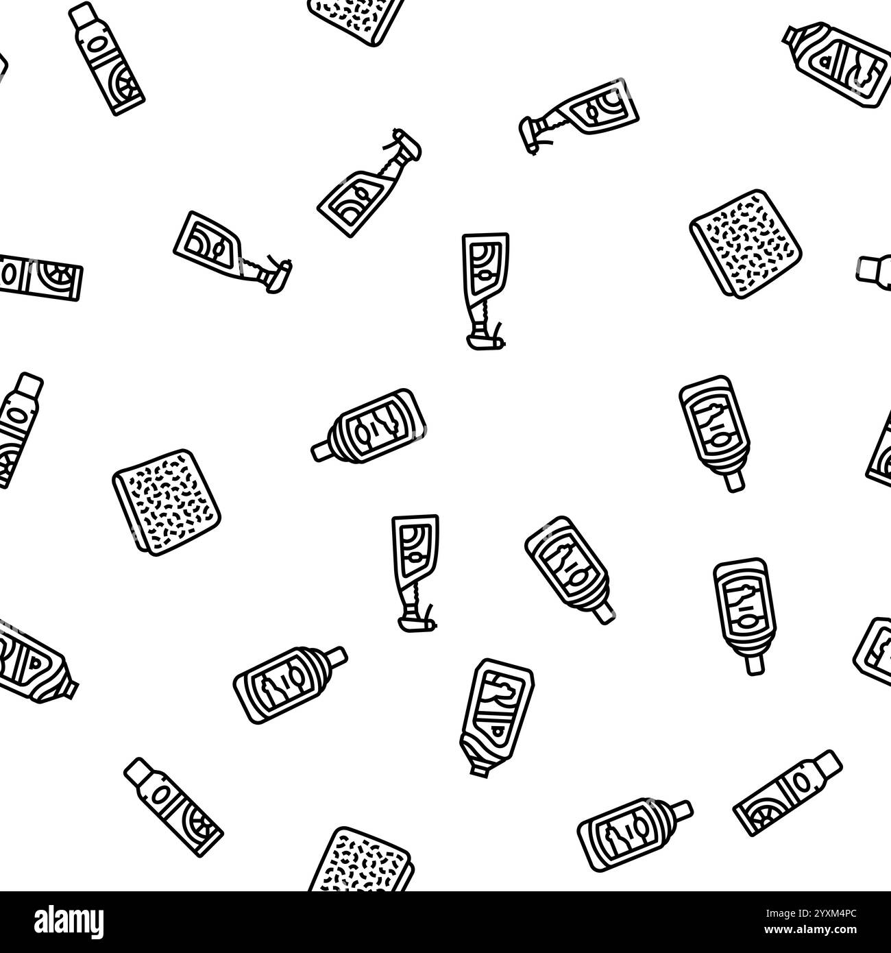 Car interior detailing foam Stock Vector Images - Alamy