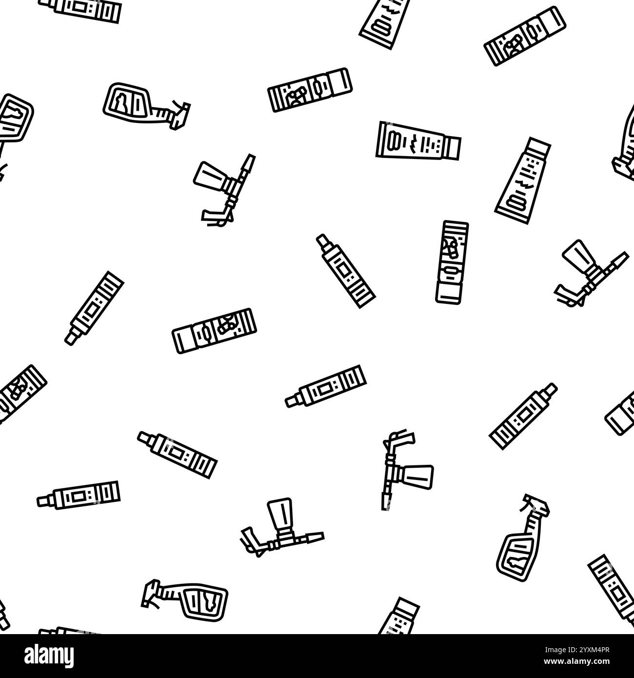 car care detailing wash seamless pattern vector Stock Vector Image ...