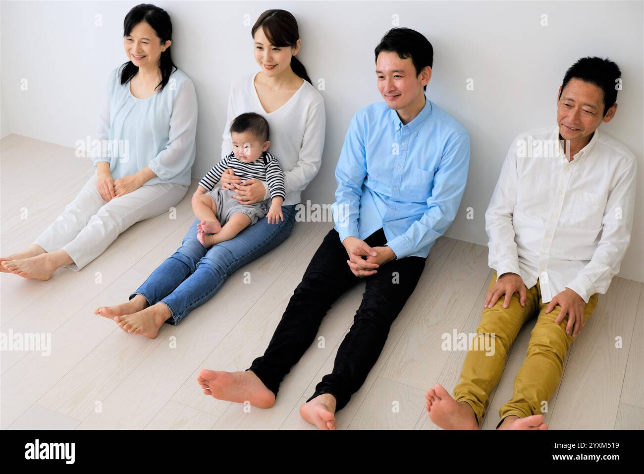 Three generation family Stock Photo - Alamy