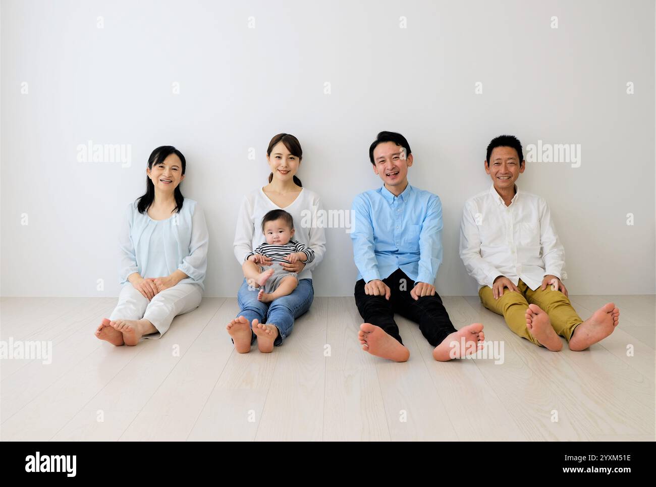 Three generation family Stock Photo - Alamy
