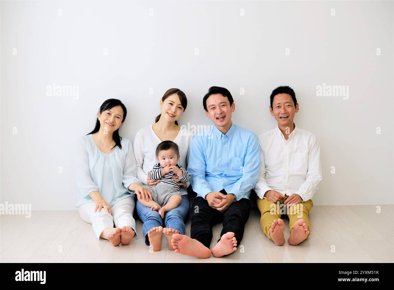 Three generation family Stock Photo - Alamy