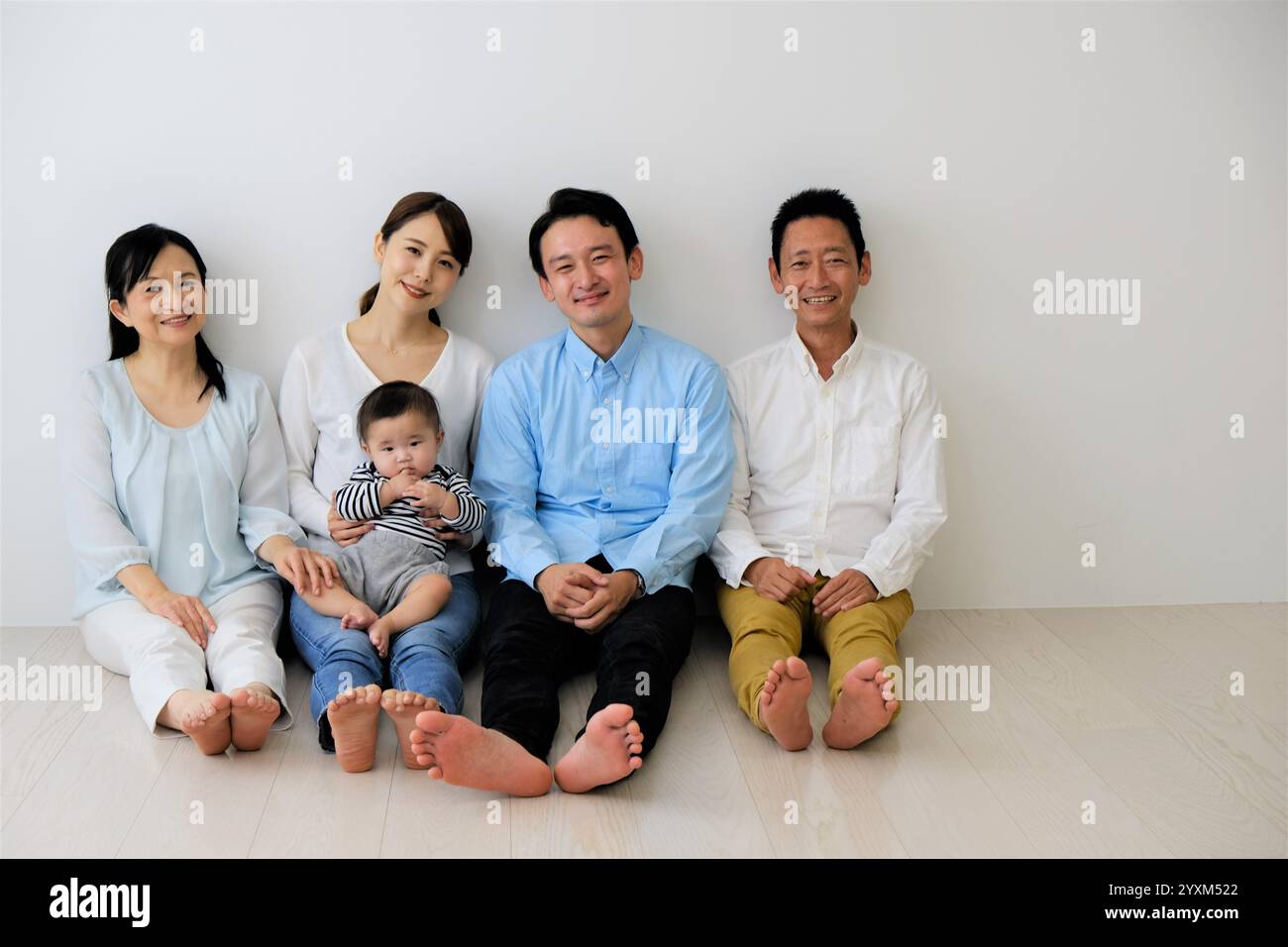 Three generation family Stock Photo - Alamy