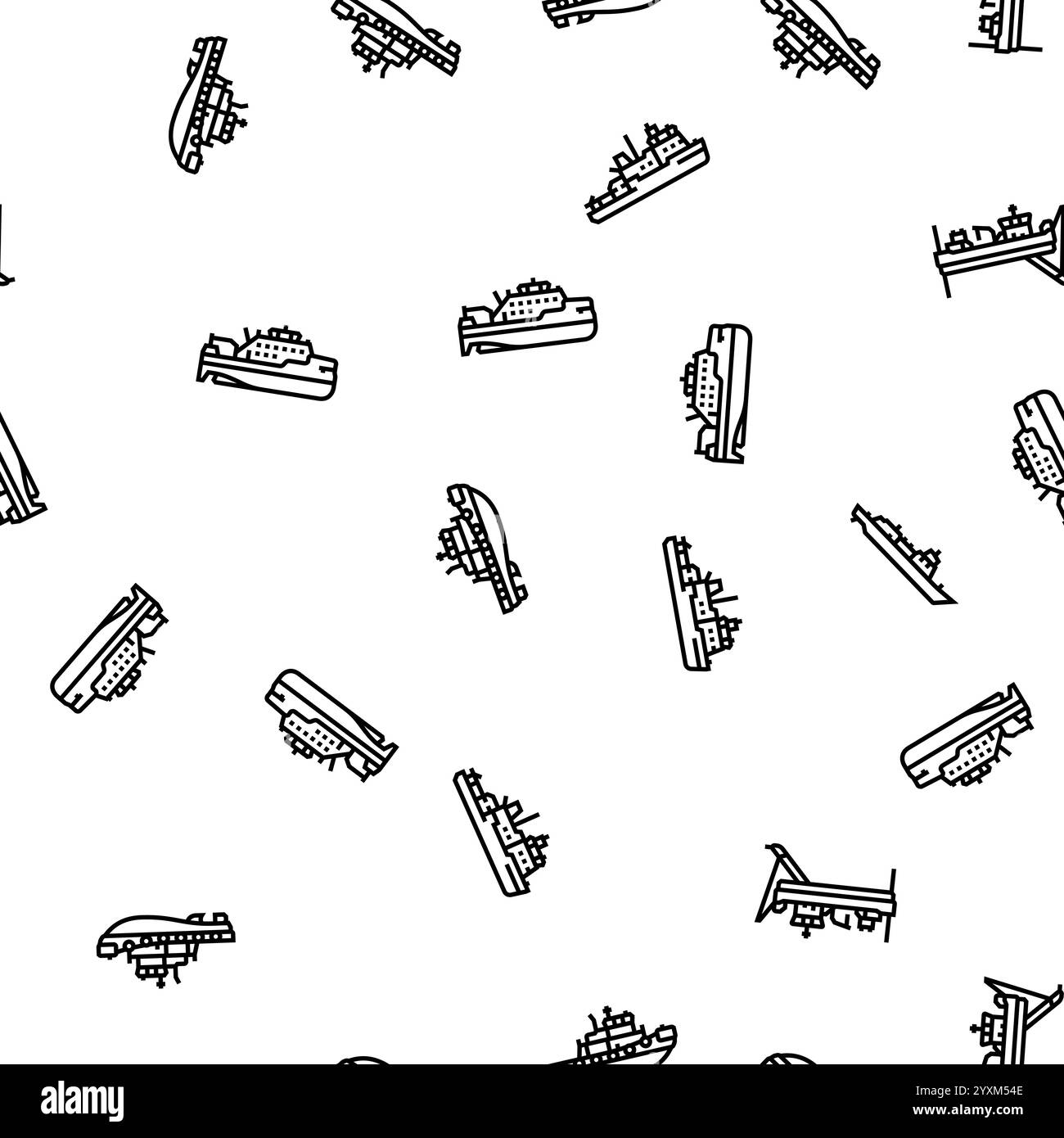 ship cargo maritime navigation seamless pattern vector Stock Vector ...
