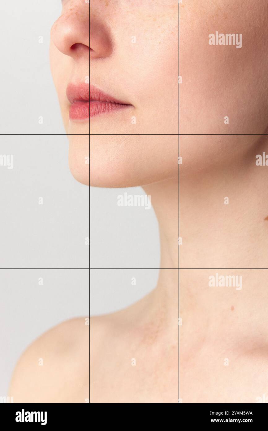 Emphasizes facial features hi-res stock photography and images - Alamy