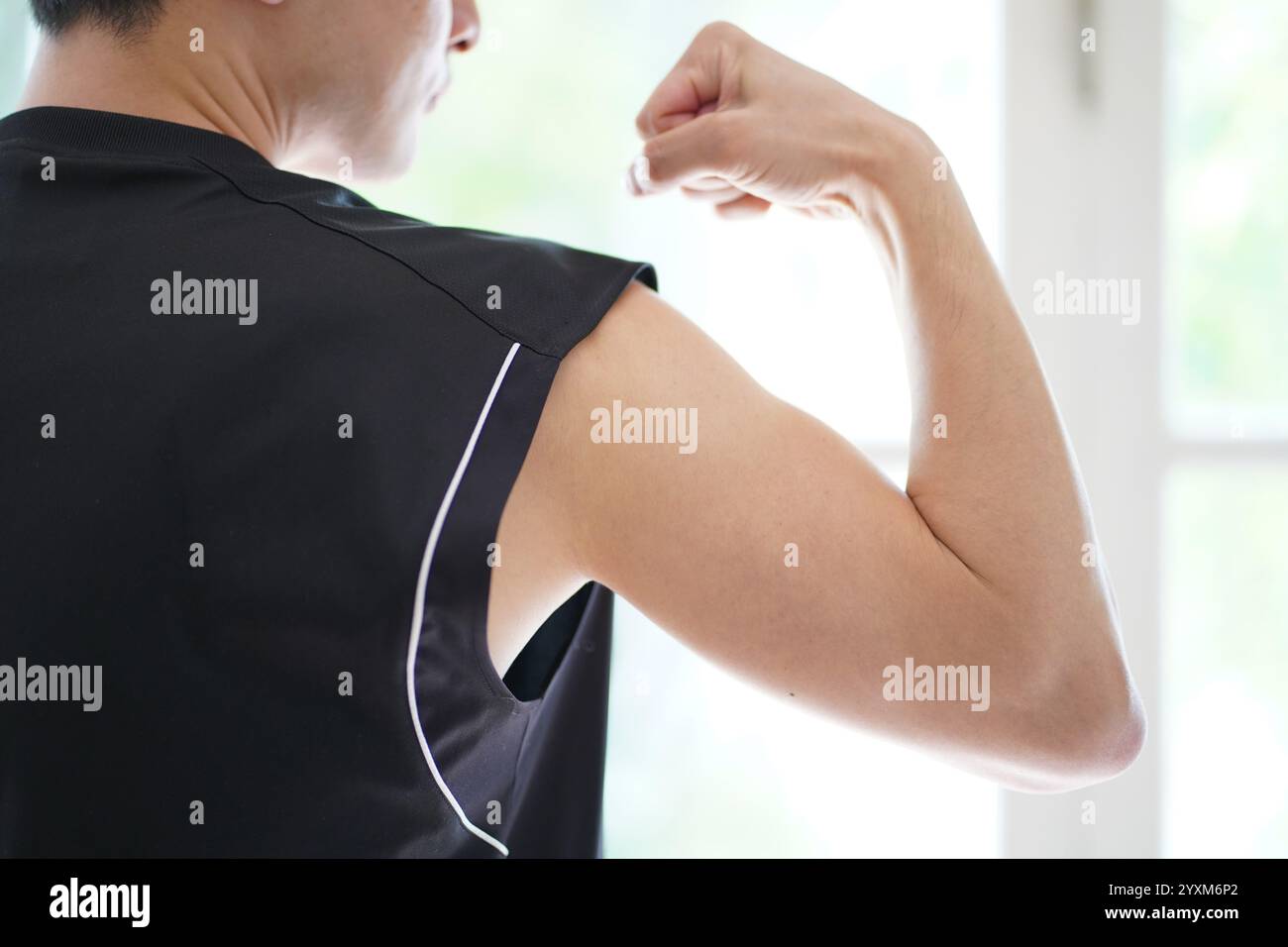 Man making a power hump Stock Photo - Alamy