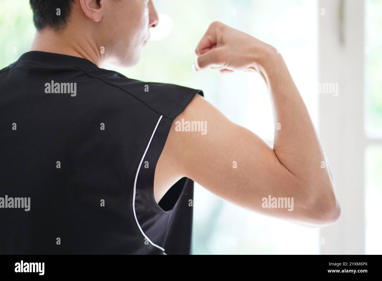 Man making a power hump Stock Photo - Alamy