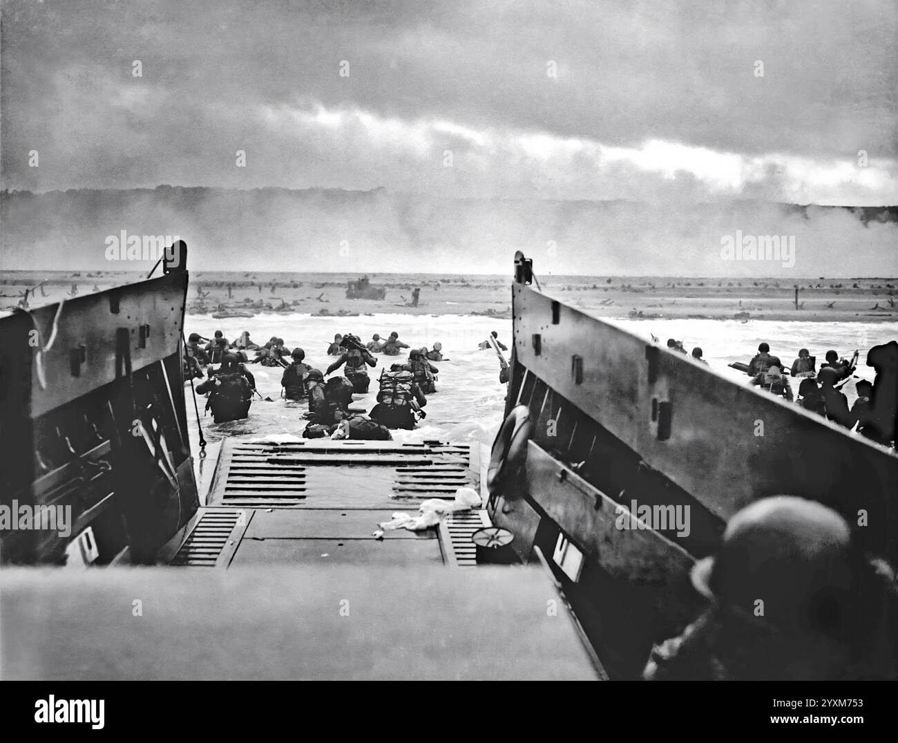 A LCVP (Landing Craft, Vehicle, Personnel) from the U.S. Coast Guard ...