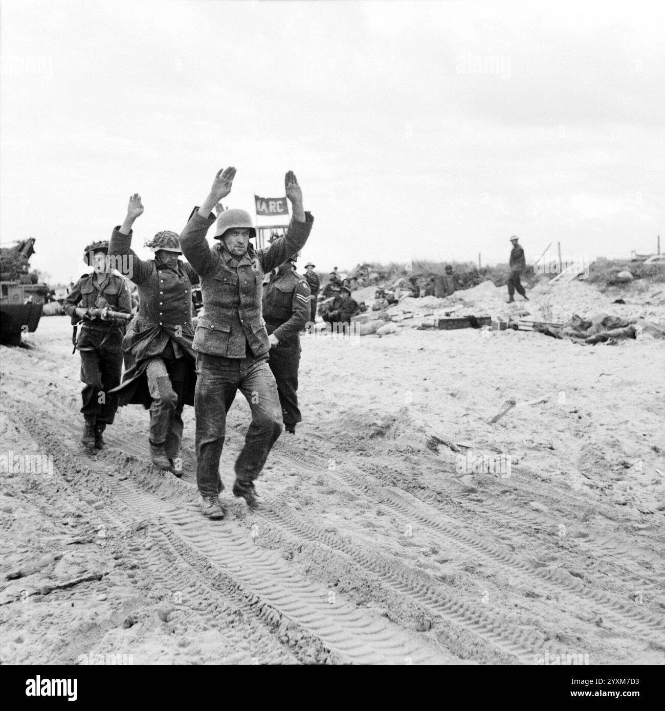 Ww2 nazi germany pows normandy beaches hi-res stock photography and ...
