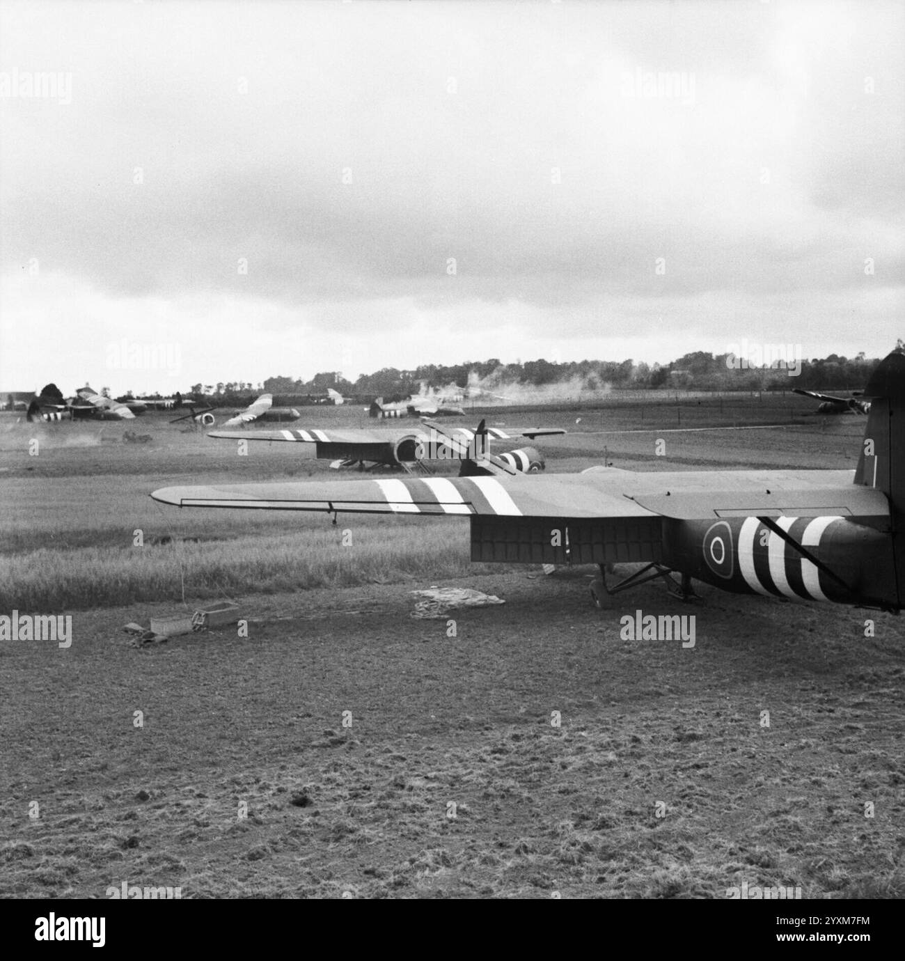 The British Army in Normandy 1944 - Horsa gliders of 6th Airborne ...