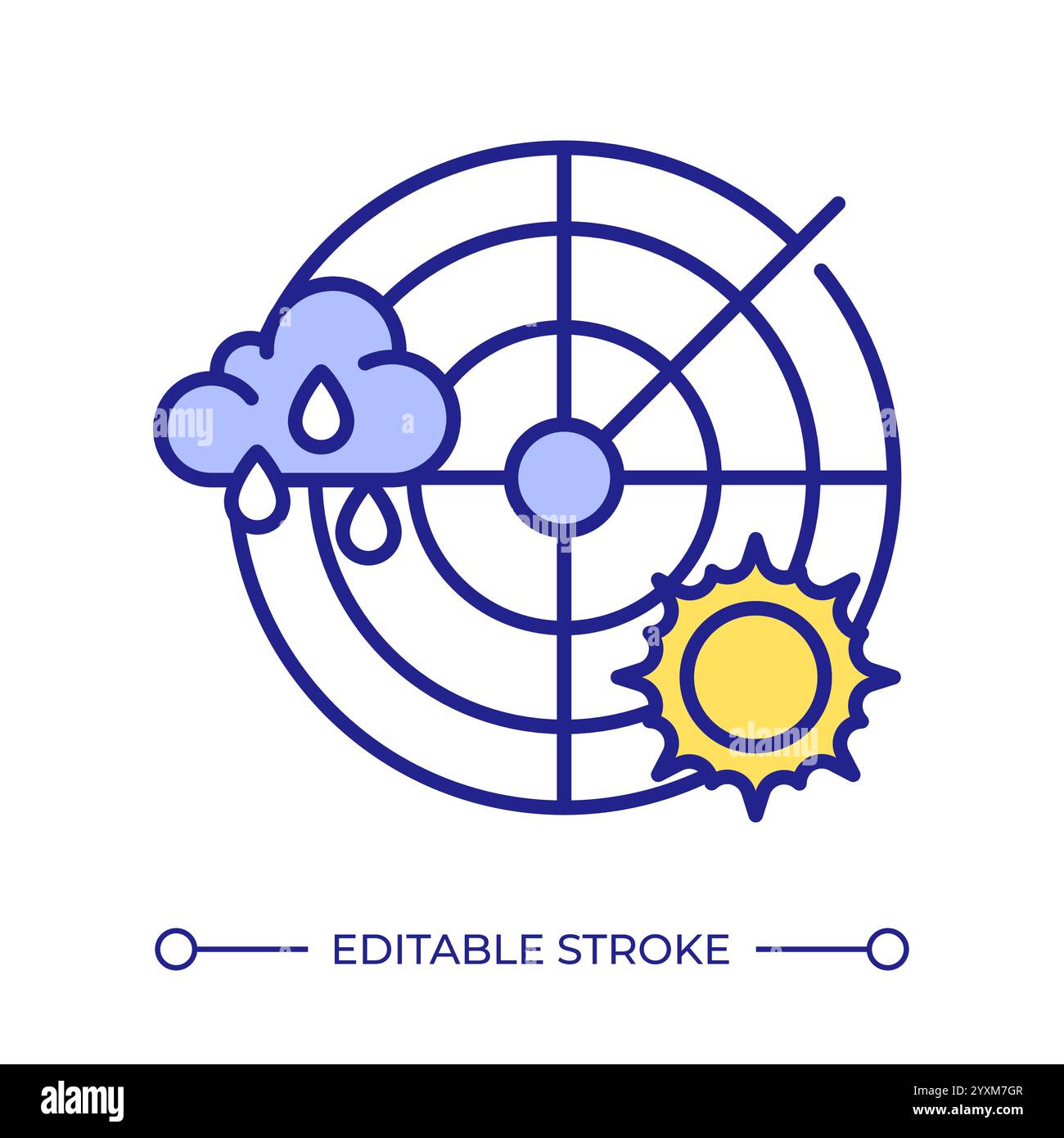 Doppler radar image Cut Out Stock Images & Pictures - Alamy