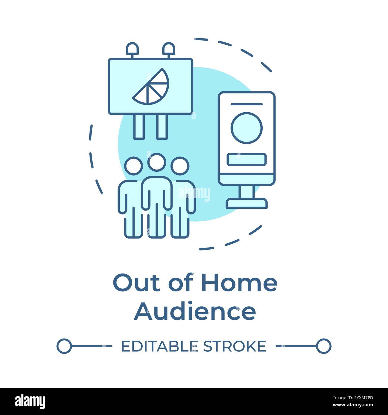 Digital out of home ads Stock Vector Images - Alamy