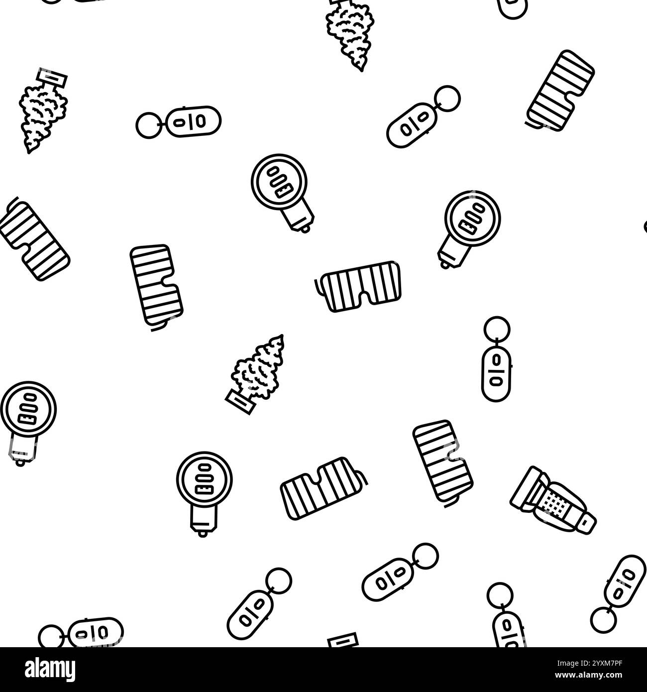 Car Accessories Seat Cover Seamless Pattern Vector Stock Vector Image And Art Alamy