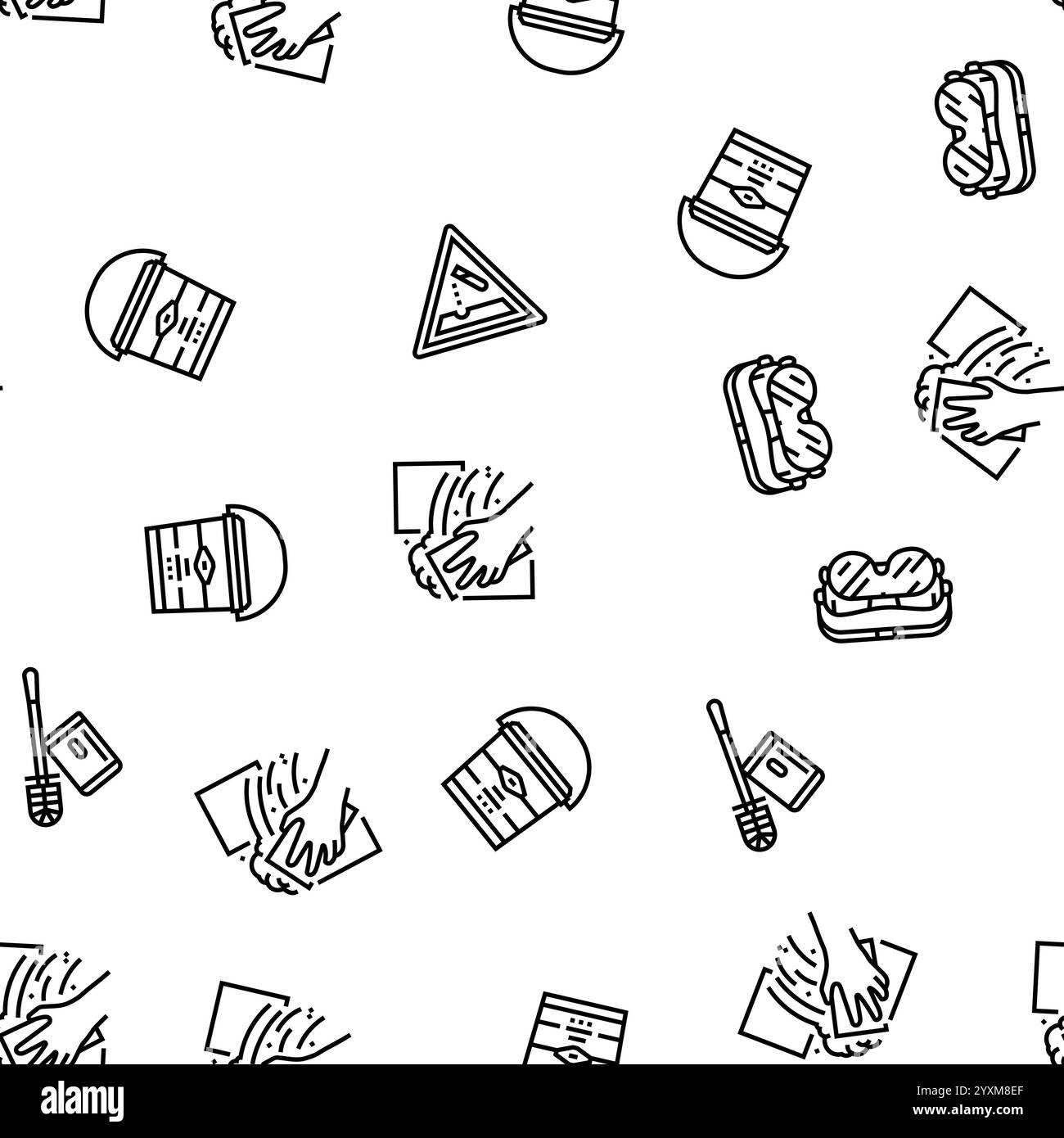 bleach disinfect clean germicide seamless pattern vector Stock Vector ...