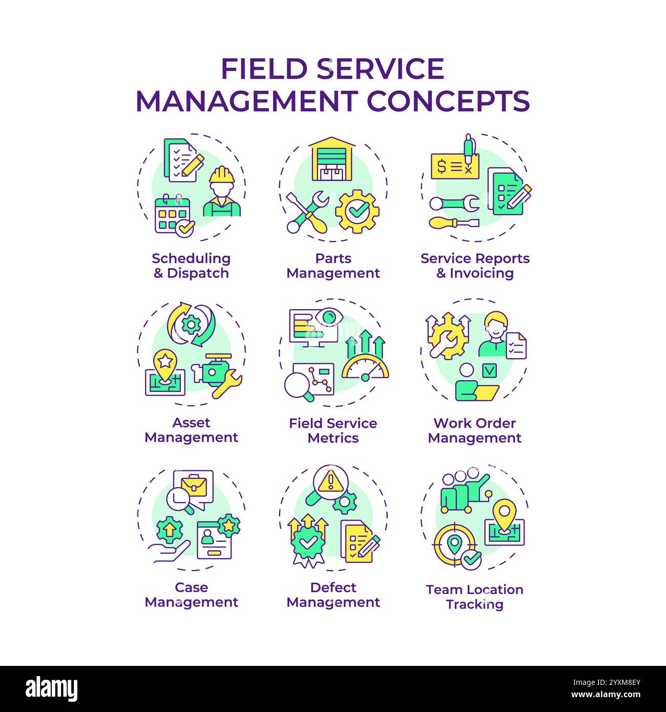 Flat line colored field hi-res stock photography and images - Alamy
