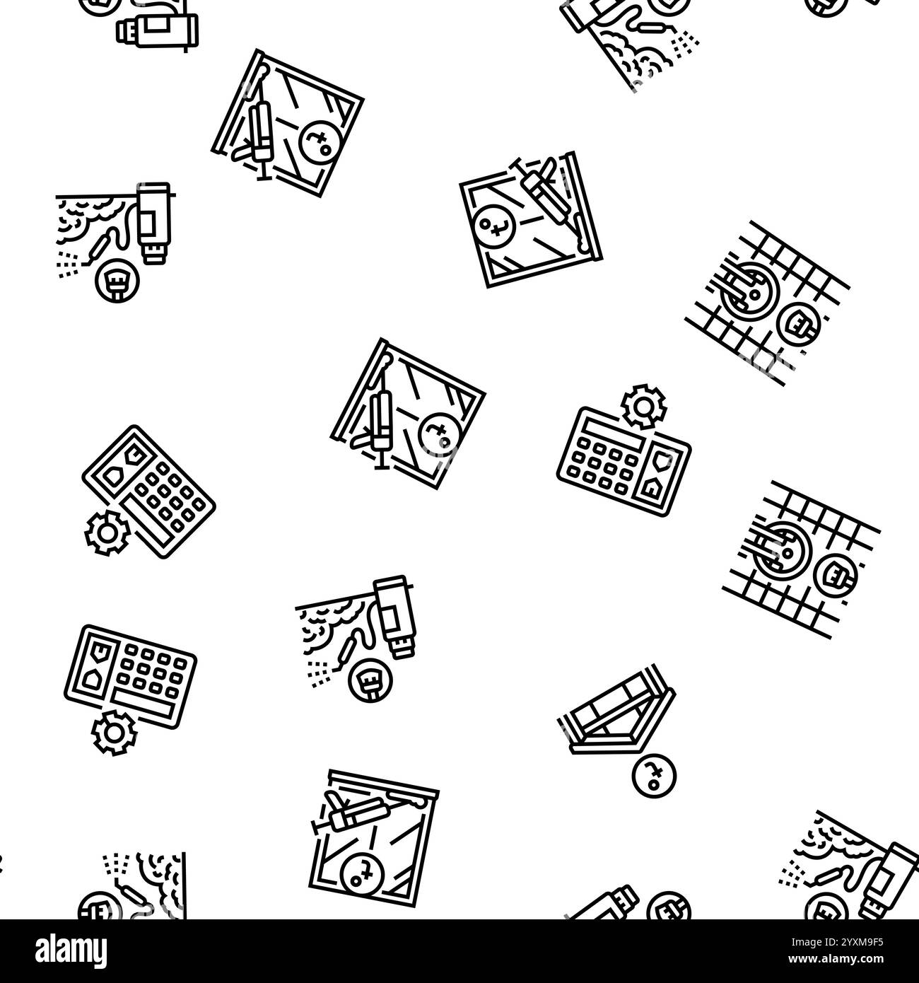 Seamless gutters Black and White Stock Photos & Images - Alamy