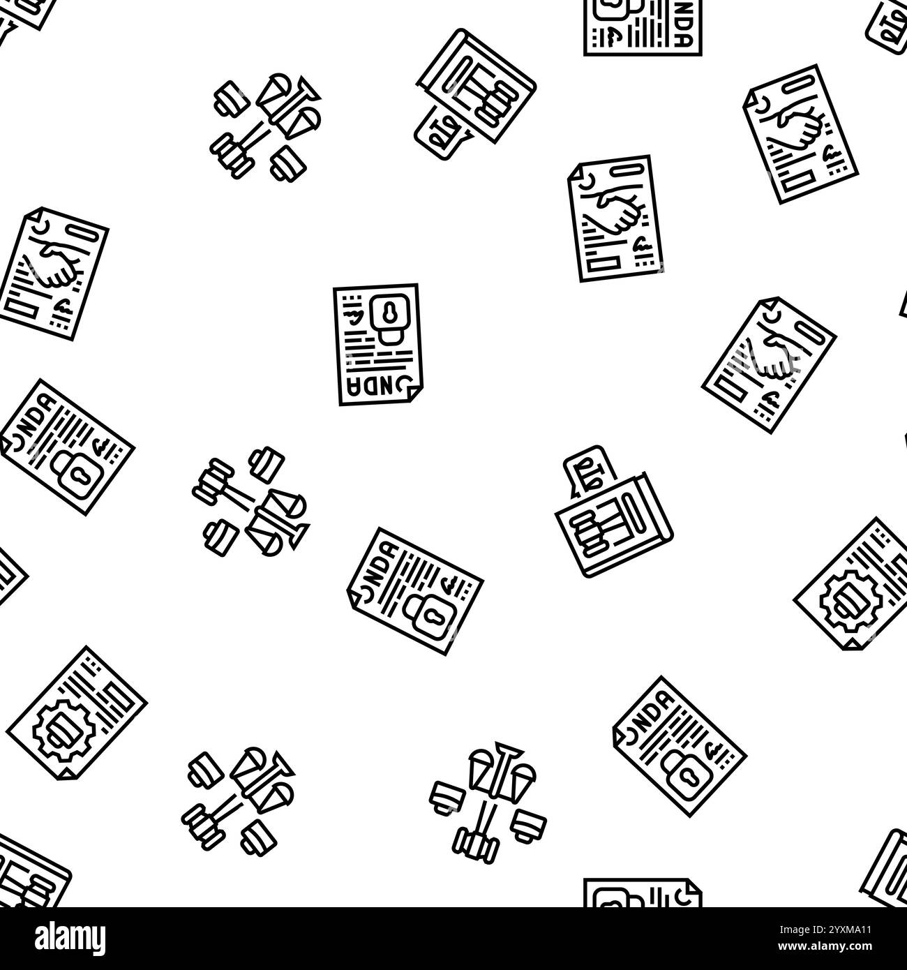 corporate law compliance seamless pattern vector Stock Vector Image ...