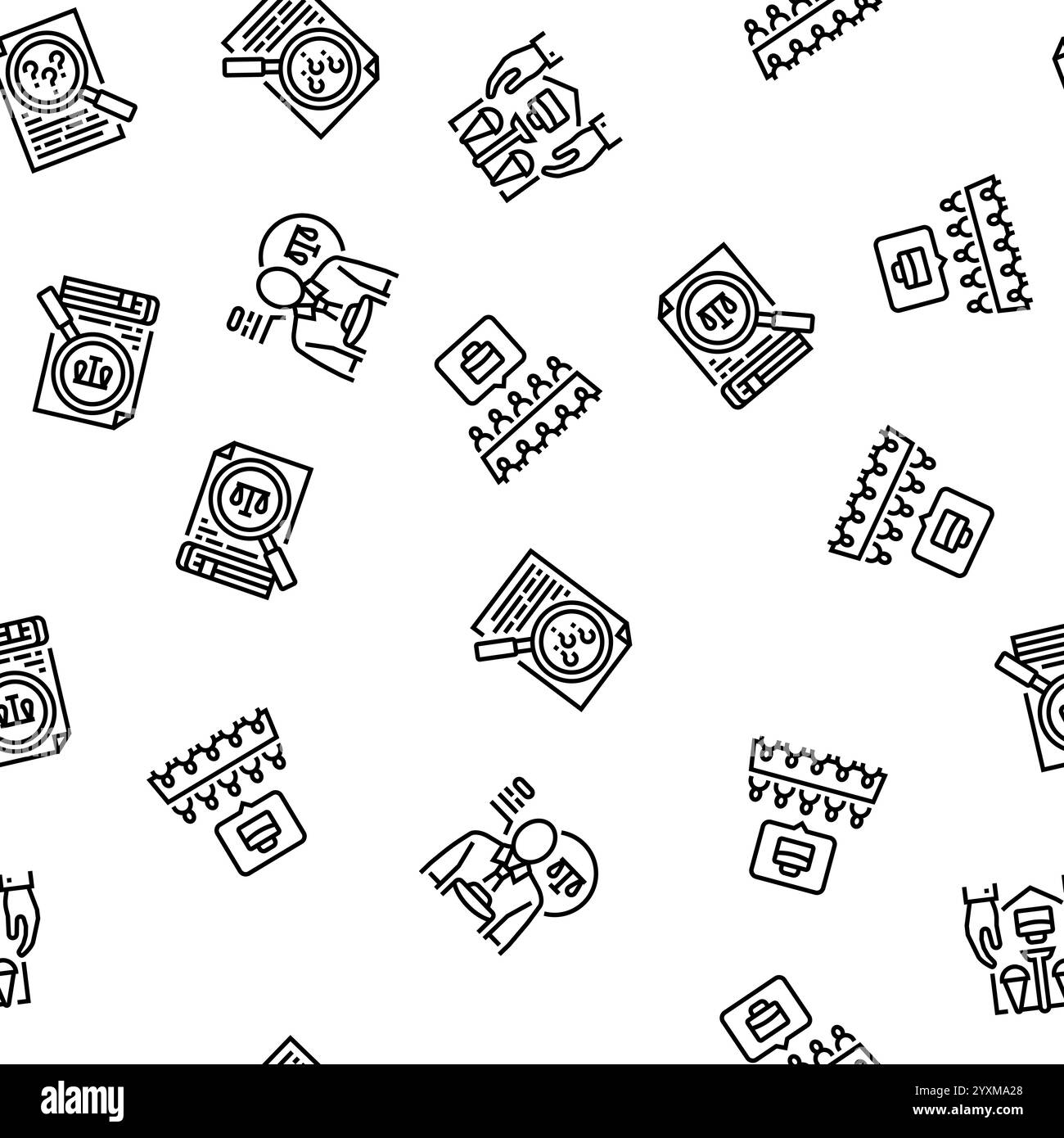 corporate law compliance seamless pattern vector Stock Vector Image ...