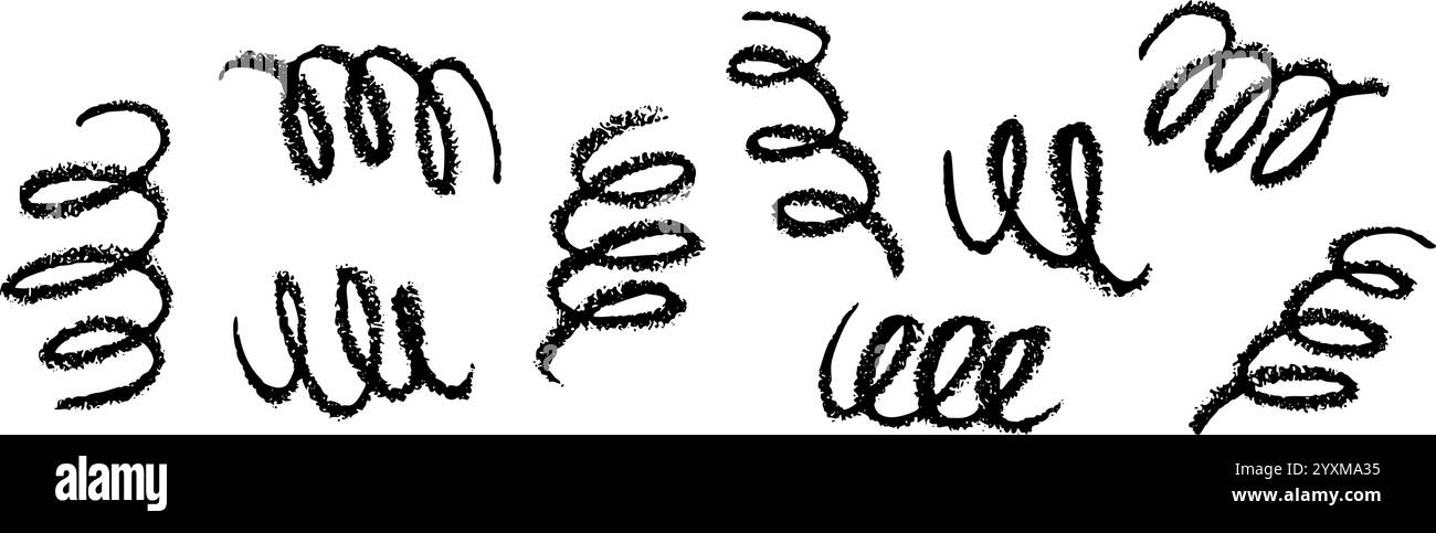 Curved spring brush line with swash and flourish tail. Swoosh ...