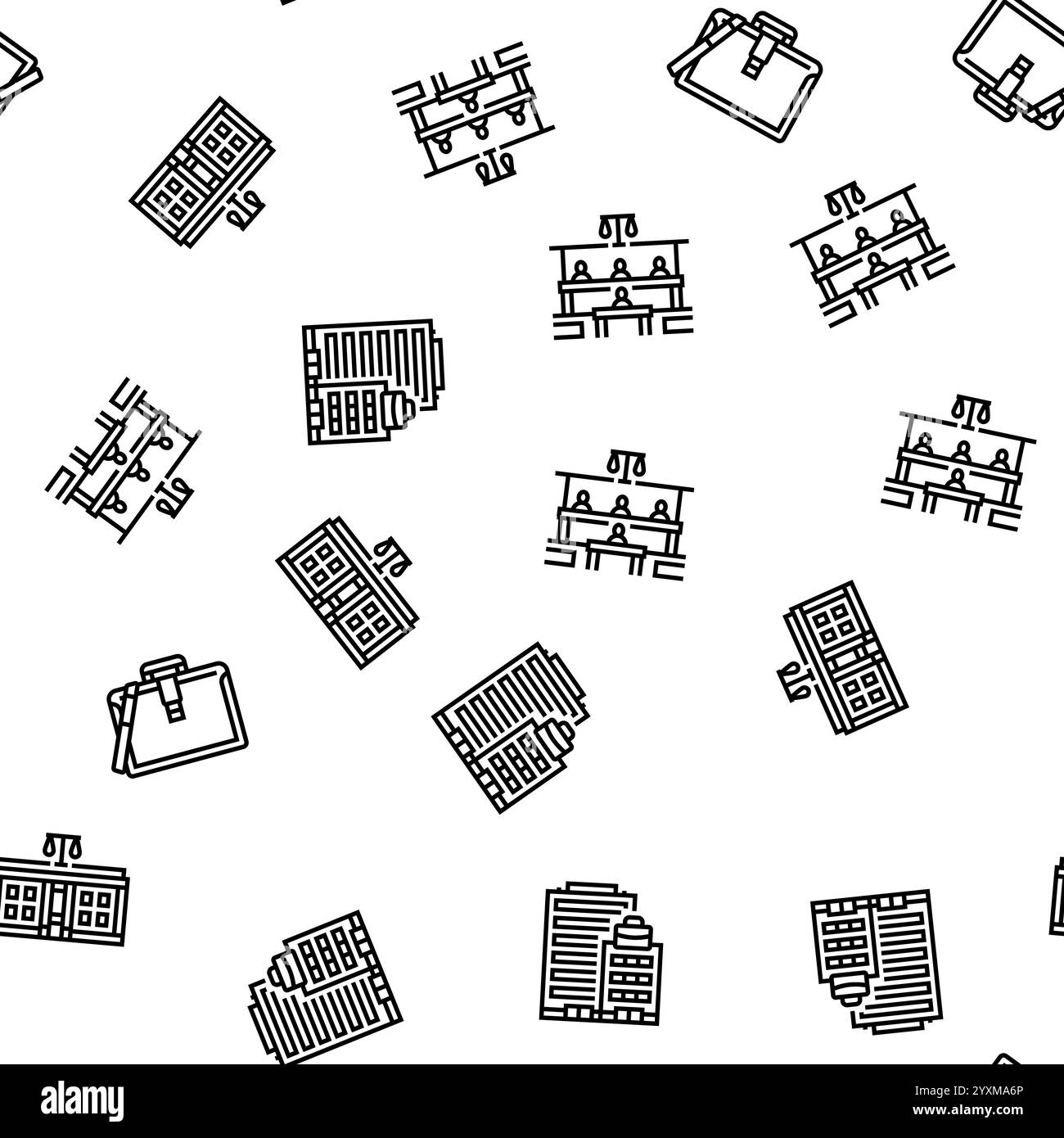 corporate law compliance seamless pattern vector Stock Vector Image ...