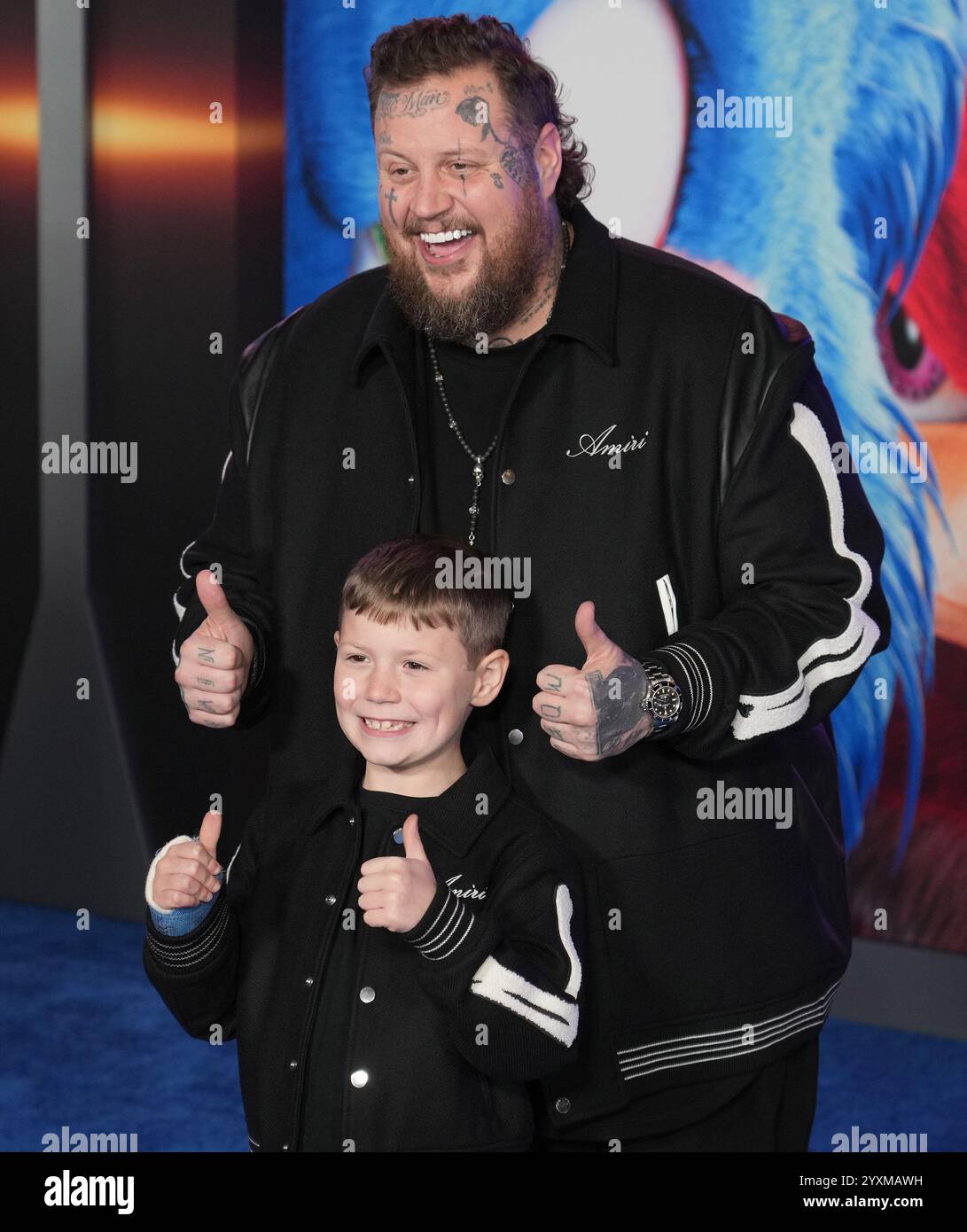 Los Angeles, USA. 16th Dec, 2024. (L-R) Jelly Roll and Noah Buddy ...