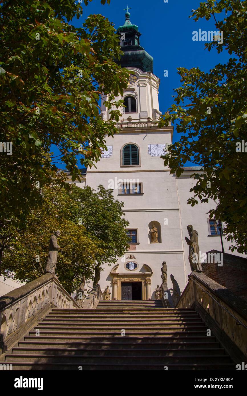 Basilica of Saint Emeram in the castle of Nitra in Slovakia Stock Photo - Alamy