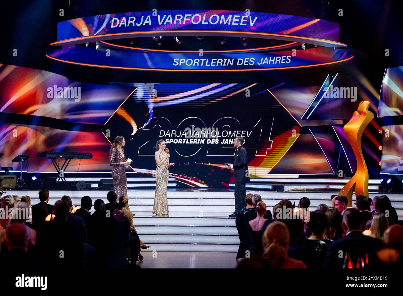 Darja Varfolomeev (Rhythmische Sportgymnastik, Olympiasiegerin Paris 2024) wird als Sportlerin ...