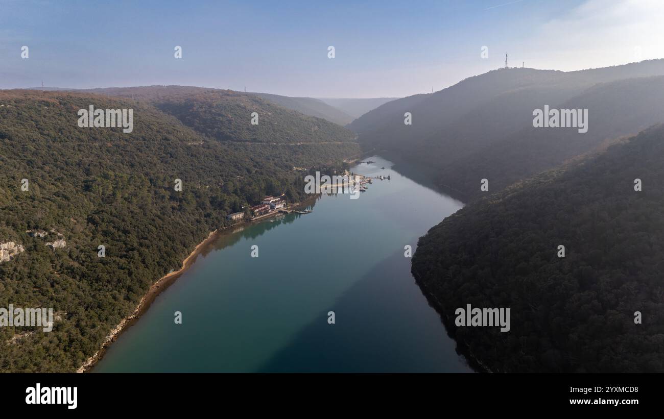 Aerial view on peaceful bay hi-res stock photography and images - Alamy