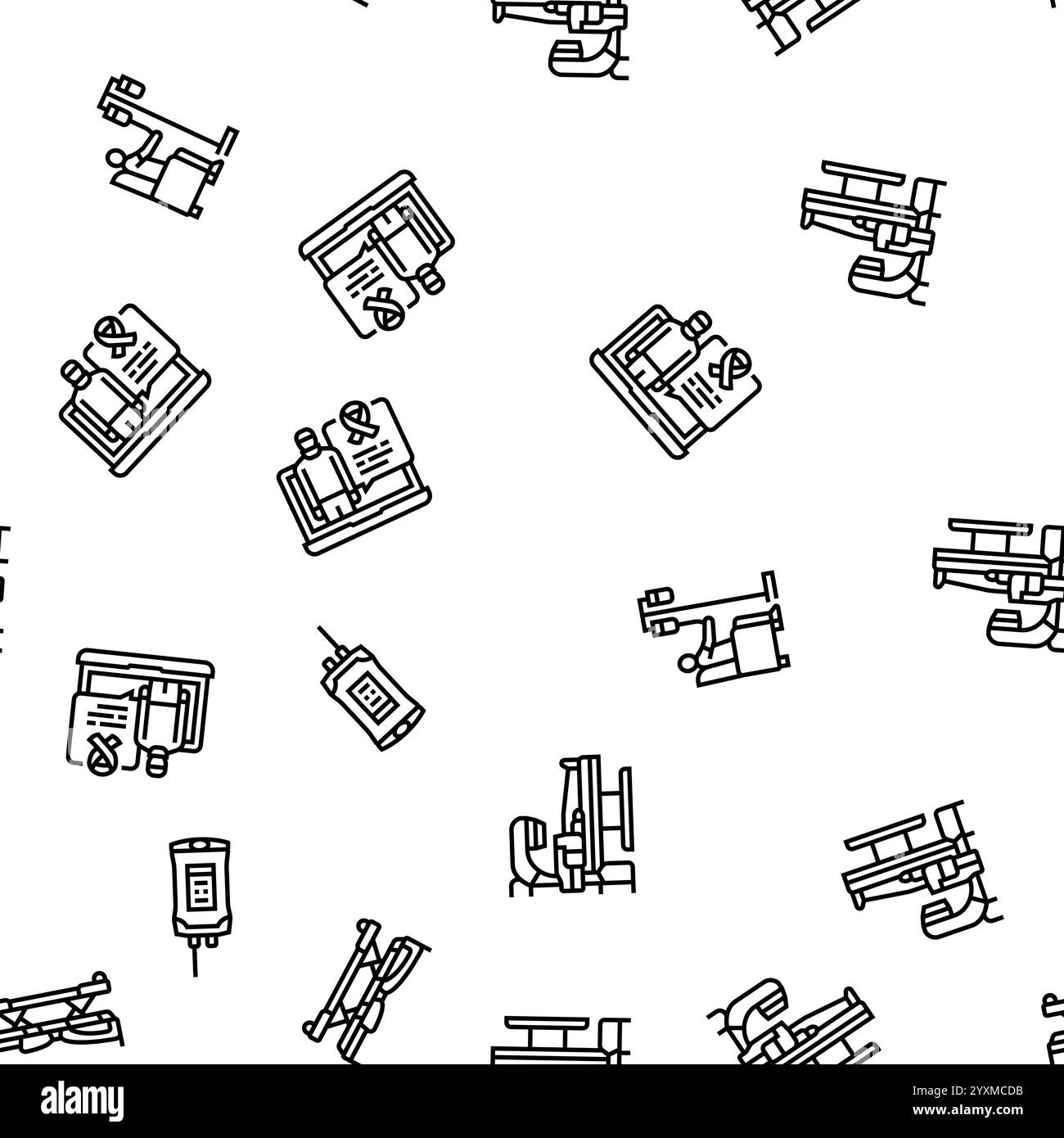 cancer treatment chemotherapy seamless pattern vector Stock Vector ...