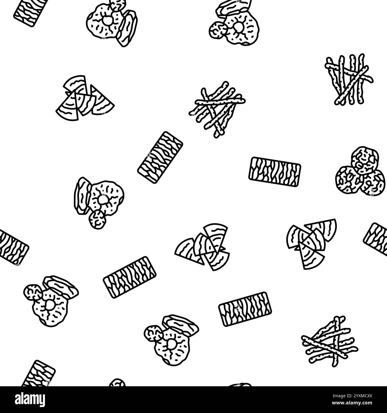 Seamless cake slice pattern Cut Out Stock Images & Pictures - Alamy