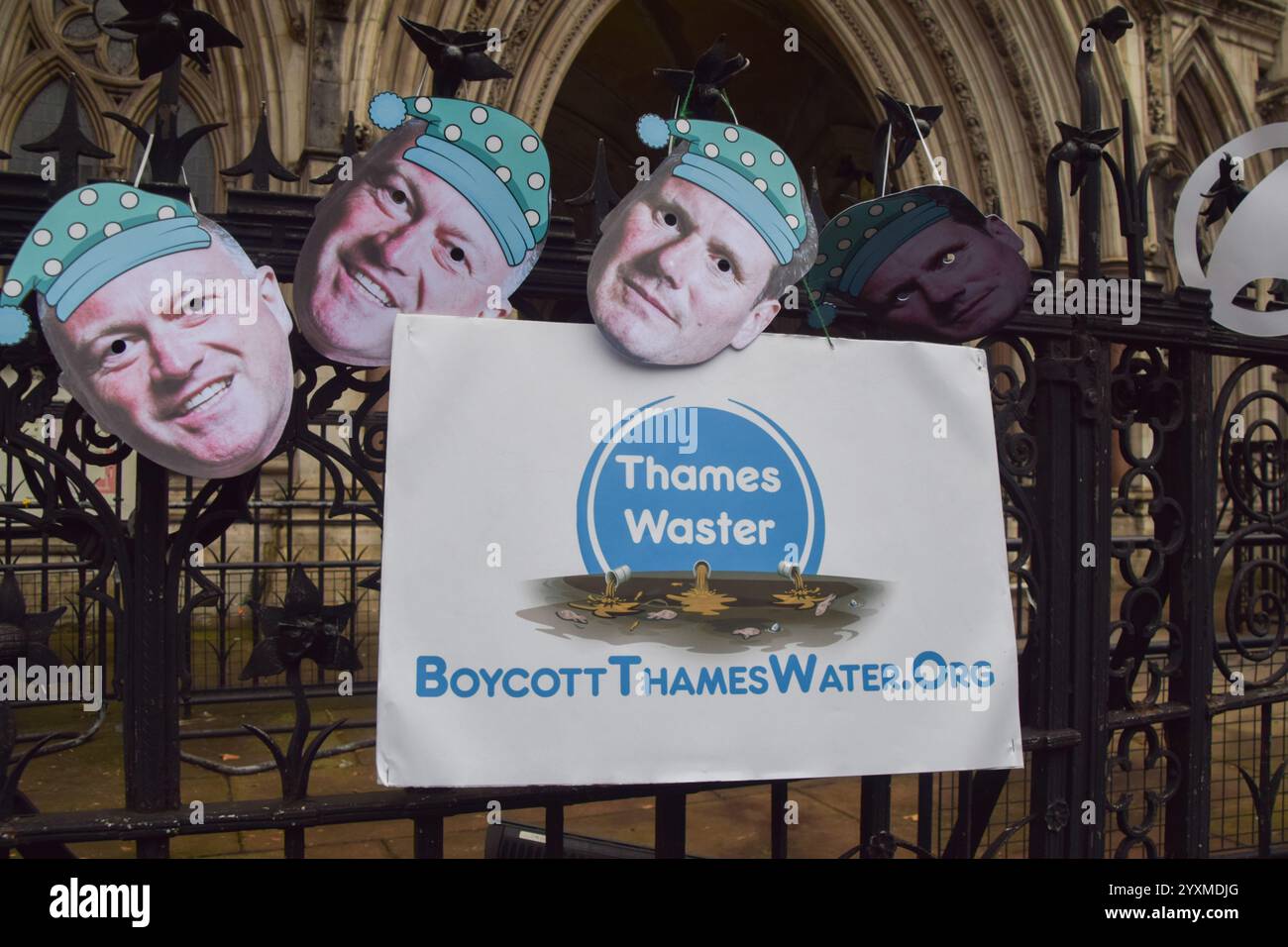December 17, 2024, London, England, UK: Masks of UK Prime Minister Keir ...