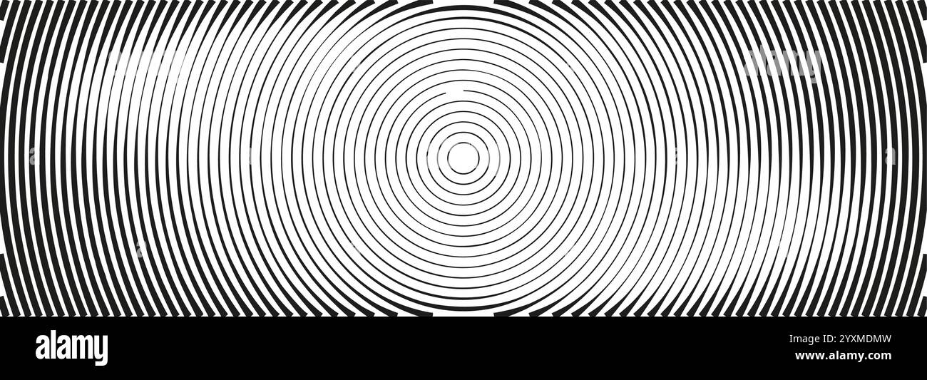 Abstract spiral pattern with concentric circular shapes and ripple ...