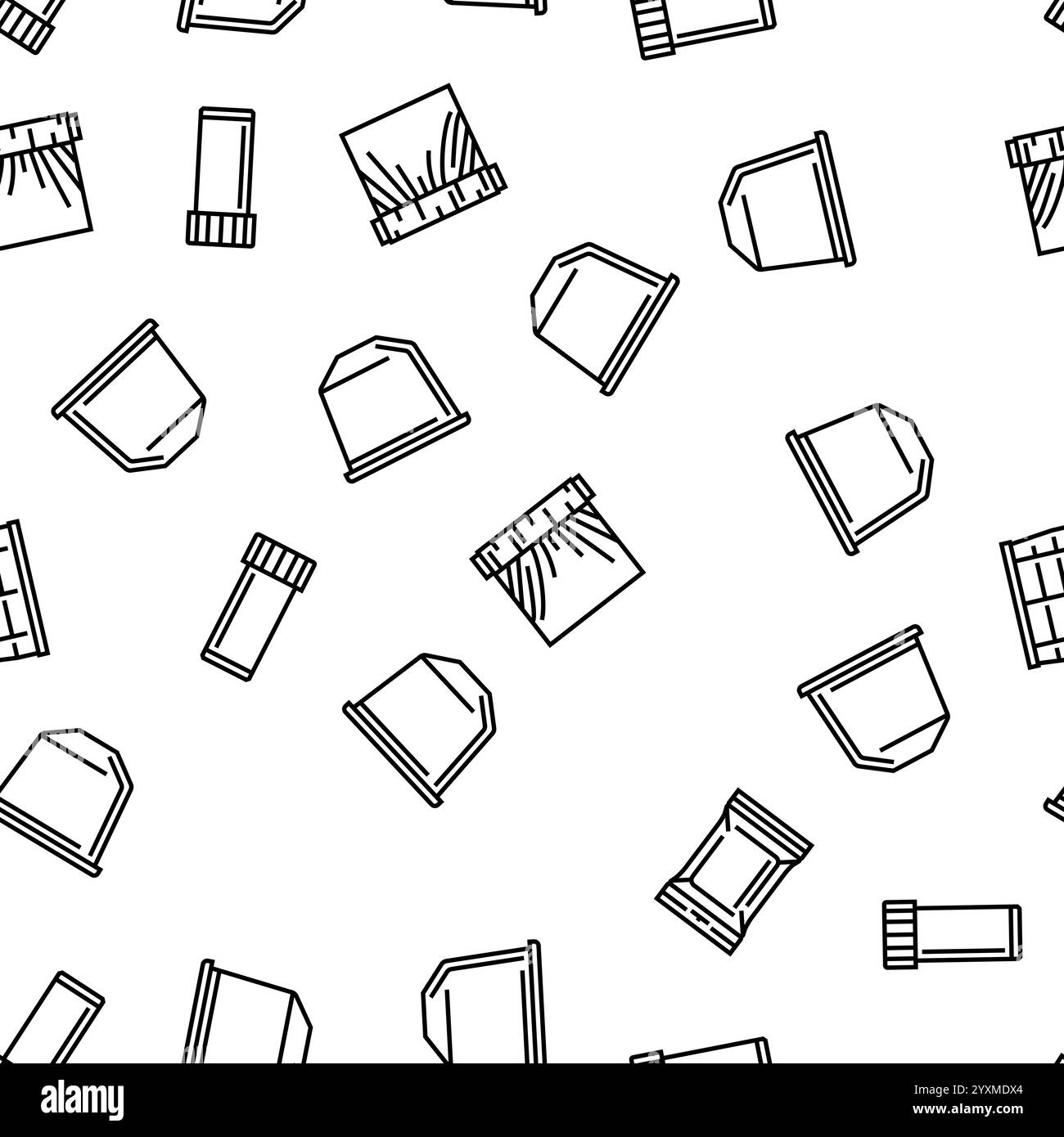 Sachet packaging pattern Stock Vector Images - Alamy