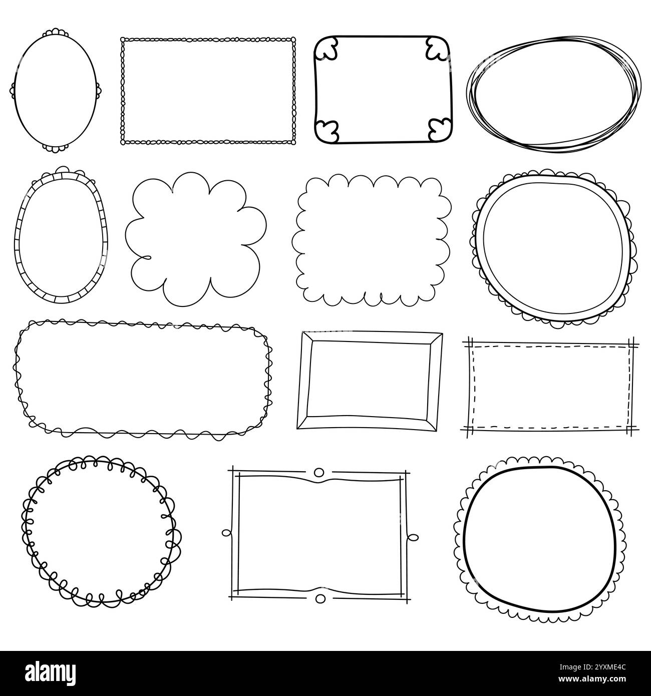 Handmade picture frames Cut Out Stock Images & Pictures - Alamy