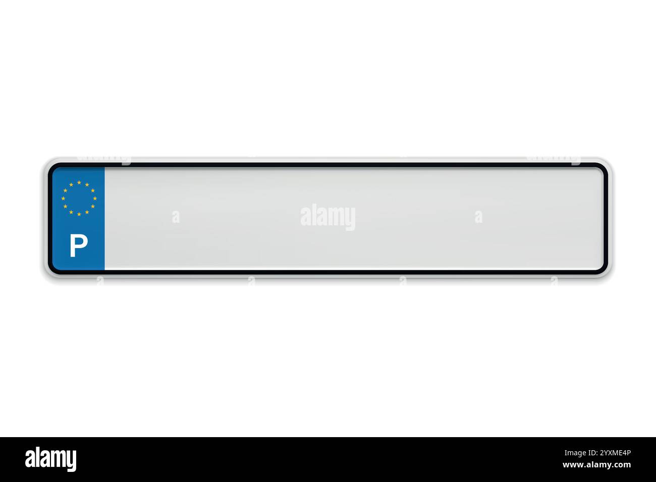 Car number plate of Portugal. Vehicle registration license. European ...