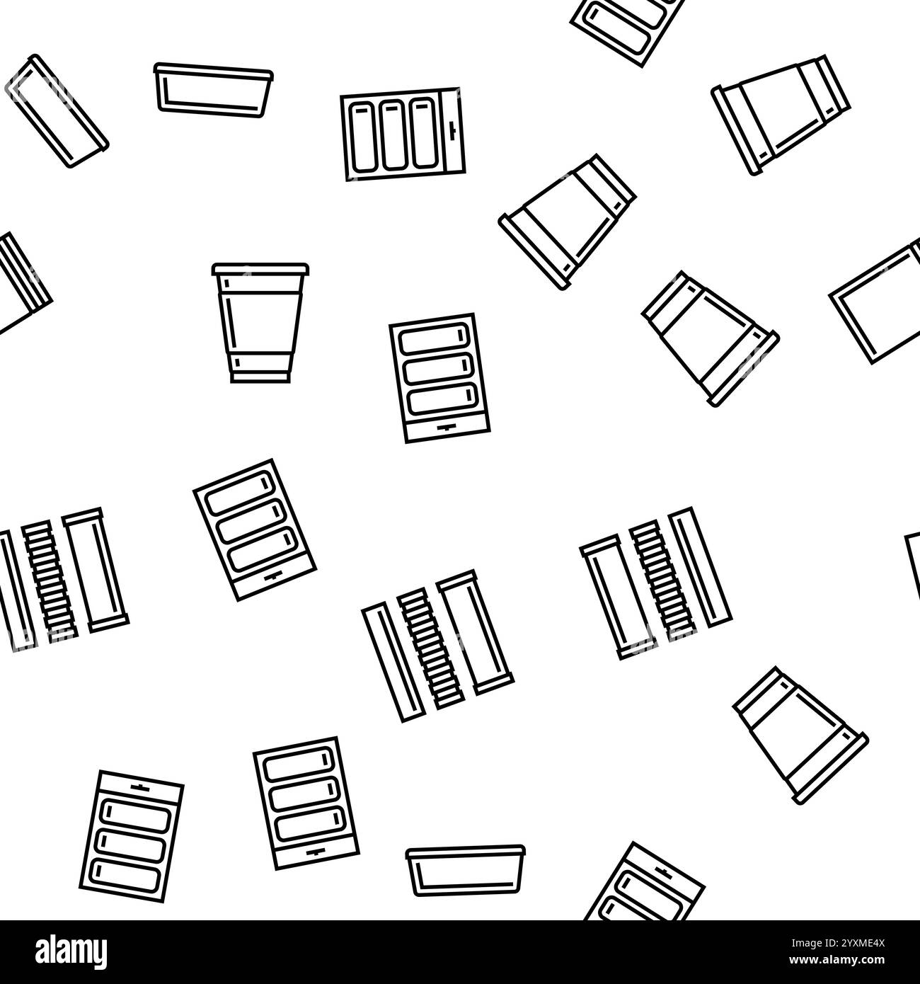 Sachet packaging pattern Stock Vector Images - Alamy