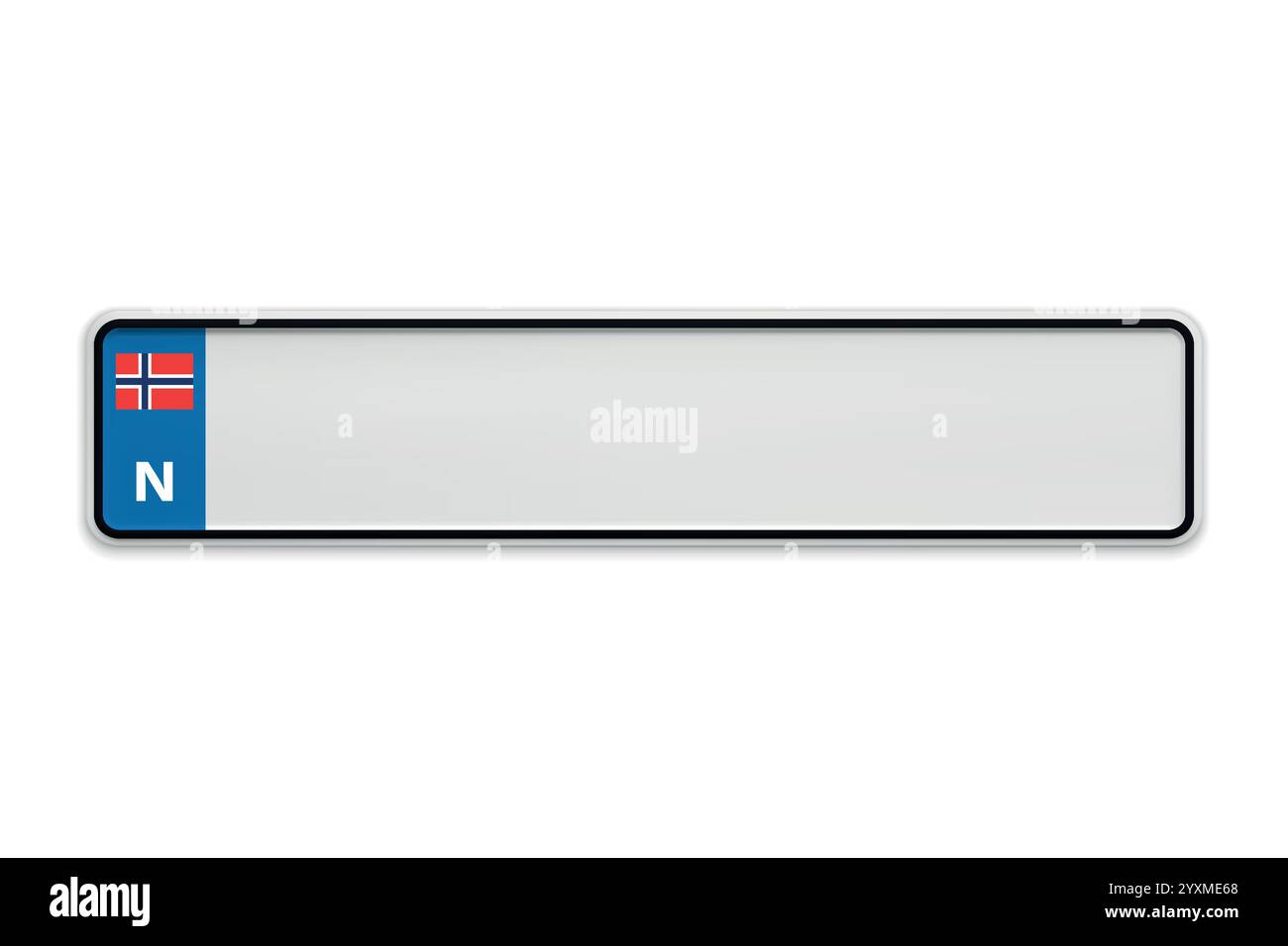 Norwegian vehicle licence plate Stock Vector Images - Alamy