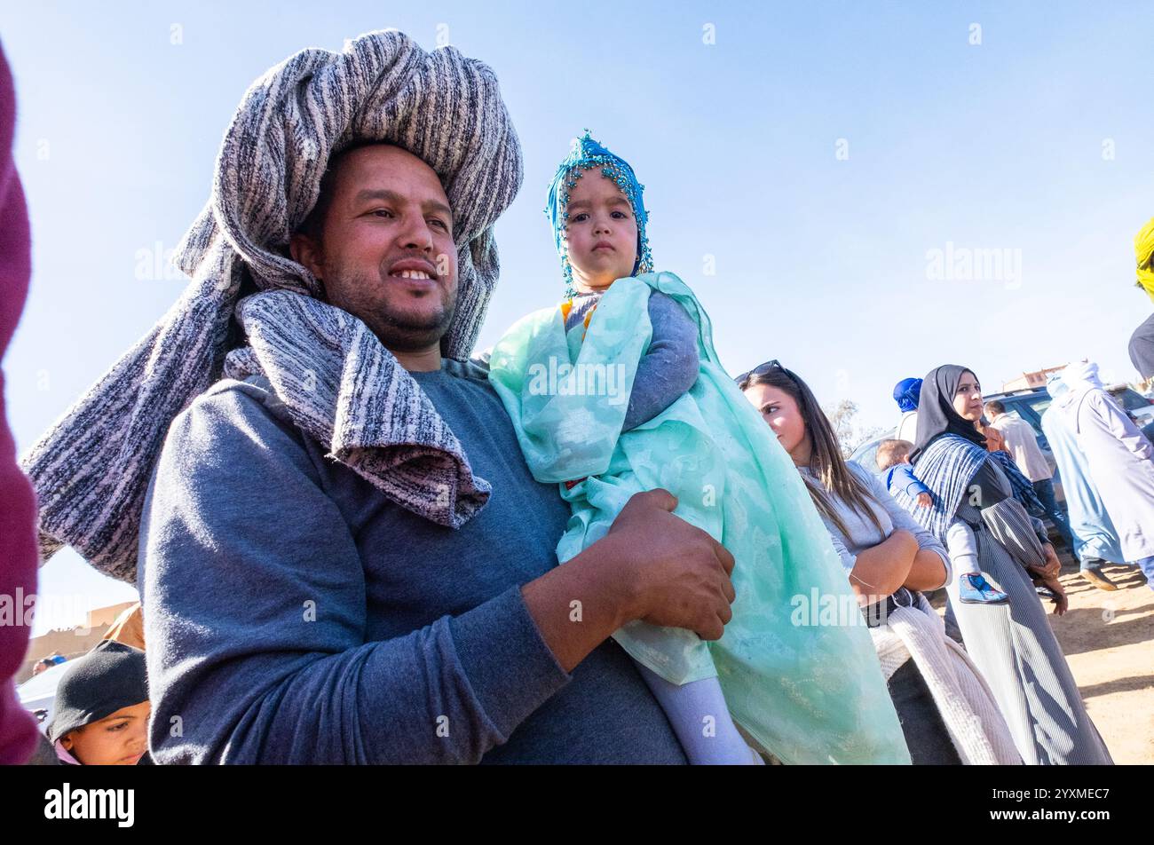 Merzouga, Morocco, 12, 6, 2023. A traditional Berber wedding takes ...