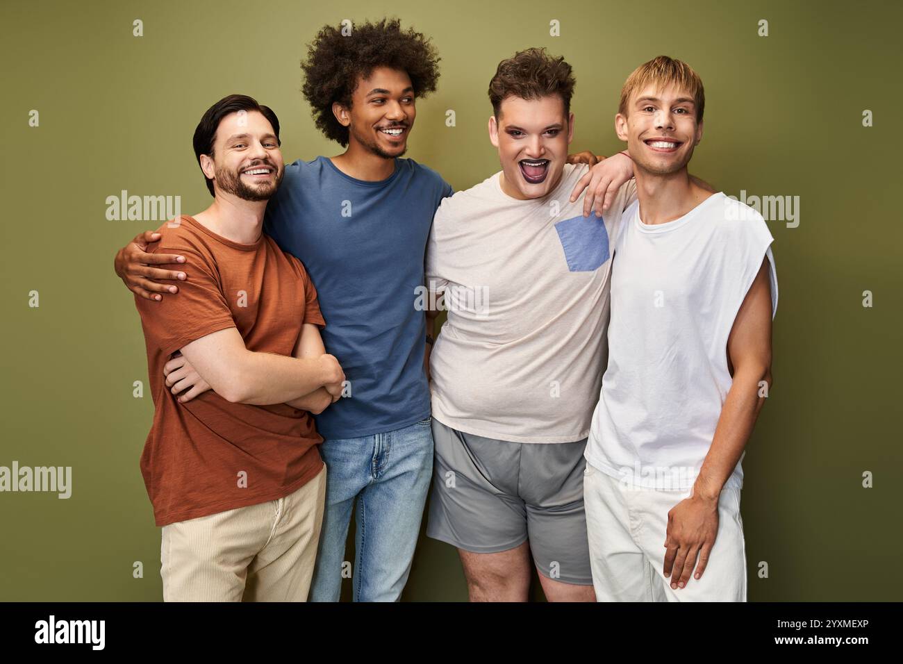 Four friends embrace their identity with joy and confidence in a ...