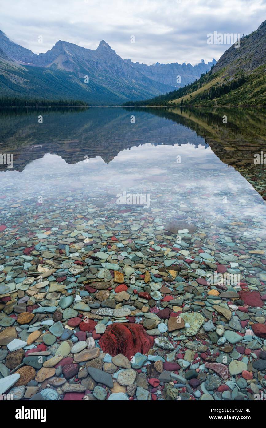 Elizabeth lake glacier national park hi-res stock photography and ...