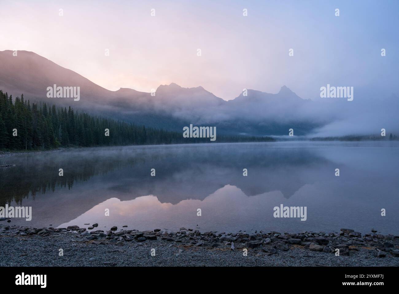 Elizabeth lake glacier national park hi-res stock photography and ...